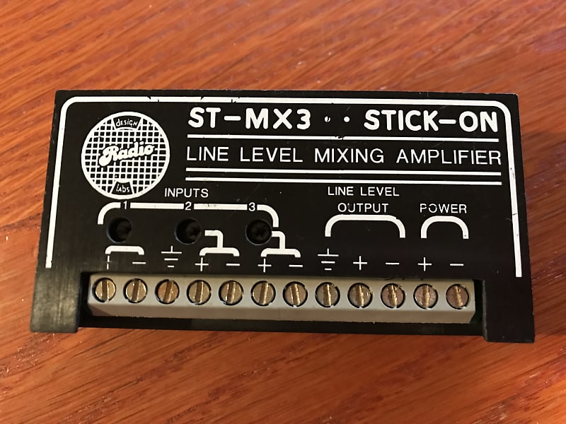 RDL (Radio Design Labs) ST-MX3 3-Channel Line Level Mixer | Reverb