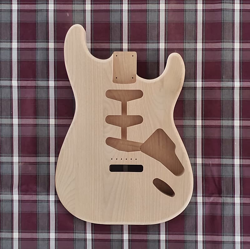 Woodtech Routing Paint Grade Alder Stratocaster Body - | Reverb