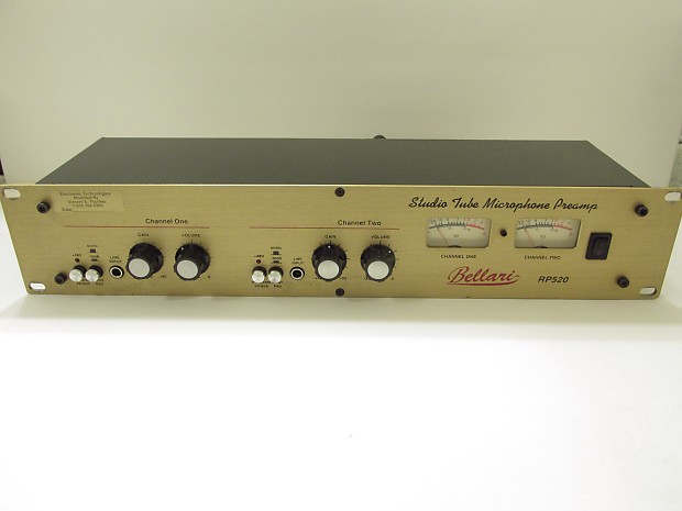 Bellari RP520 Dual Tube Mic Preamp Upgraded / Mod w/ Vintage | Reverb