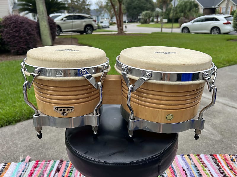 LP Matador Bongos Natural Finish | Reverb
