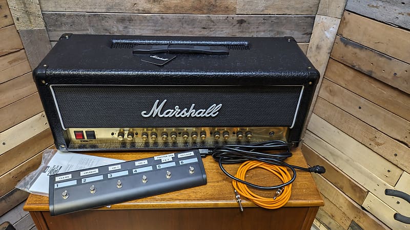 Marshall DSL 100HR Guitar Amp Head w/ 6-Way Pedal Footswitch | Reverb