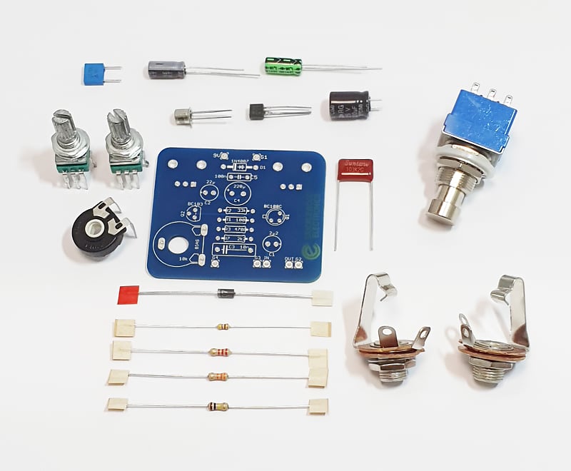 Fuzzface Fuzz Effects Pedal Kit - Silicon NPN | Reverb