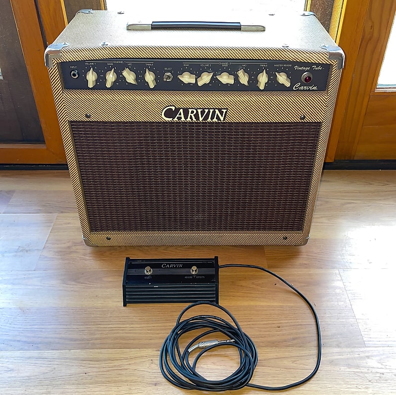 Carvin Nomad 112 Vintage Tube Guitar Amp! 2-Channel Tweed | Reverb