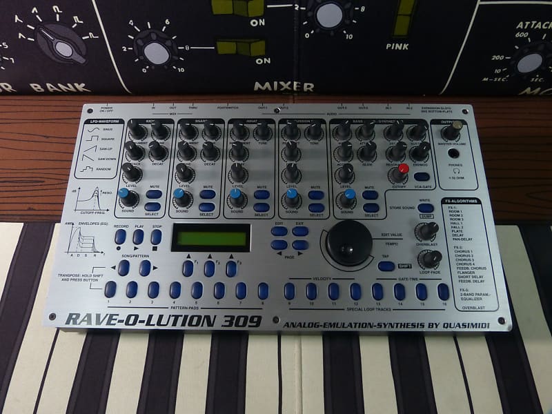 Quasimidi Rave-o-lution 309 - Grey - - Fully tested and | Reverb