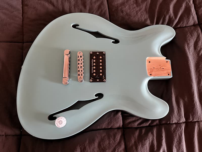 Tom Delonge Starcaster Style Loaded Body Daphne Blue | Reverb
