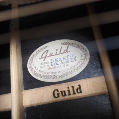 Guild D-100 NTC Very Rare Custom Dreadnought | Reverb