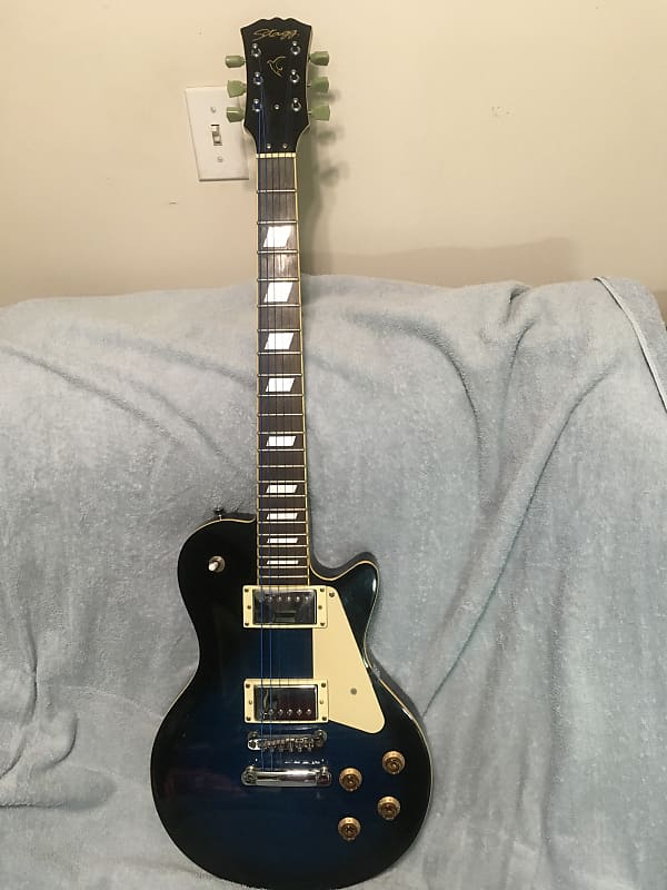 Stagg Les paul 2008 - Blue burst | Reverb
