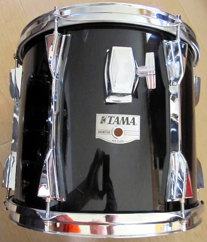 Tama Granstar II 12" x 11" Tom Vintage - Jet Black Wrap | Reverb