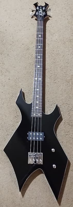 B.C. Rich Revenge Series Warlock Bass 2001 - Gloss Black | Reverb