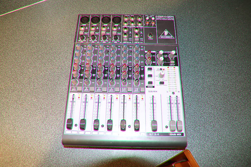 Behringer XENYX 1204 - 12 Channel Analog Audio Mixer (non-USB | Reverb
