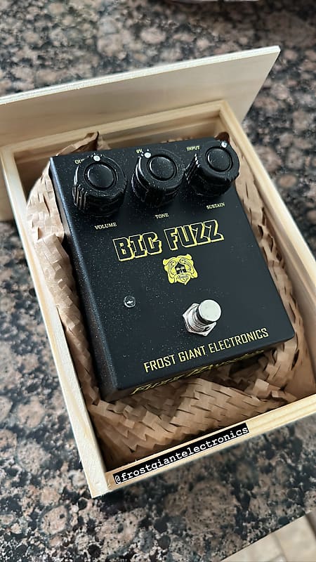 Frost Giant Electronics Big Fuzz 2023 - Black | Reverb