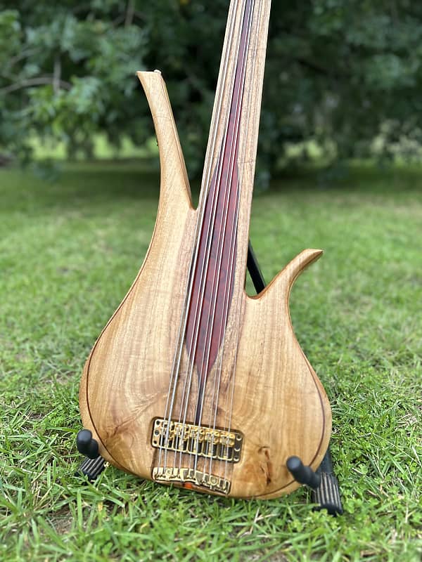 Handmade Fretless 10 String Bass 2024 - Oil | Reverb