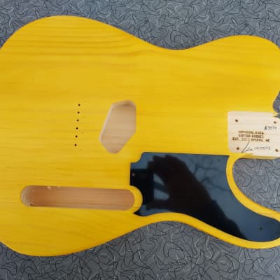 Guitar Body Esquire/Telecaster Style Nitro Finish Pinecaster | Reverb