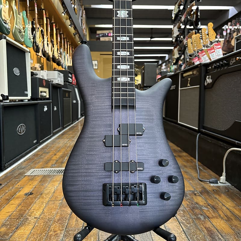 Spector Euro 4 LX Electric Bass Guitar Nightshade w/Padded | Reverb