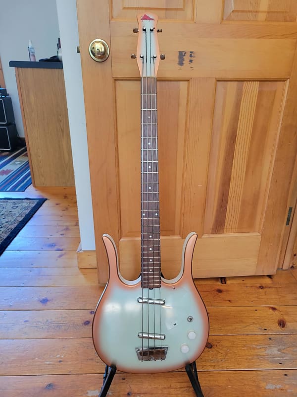 Jerry Jones Longhorn Bass 1990's - Copper Burst | Reverb