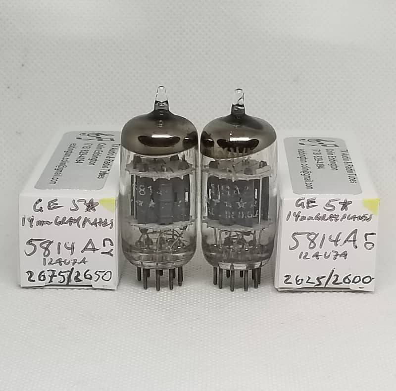 GE 5 Star 5814A Triple Mica, Gray Plate, Well Matched (2.8%) | Reverb