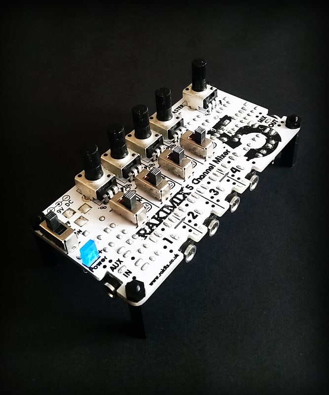 Rakit 5 channel mixer Rakimix DIY synth soldering Kit | Reverb UK