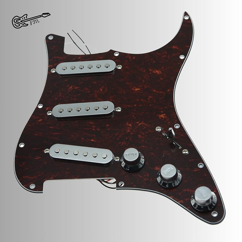 Dark Tortoise and Chrome Prewired / Preloaded Custom Electric | Reverb