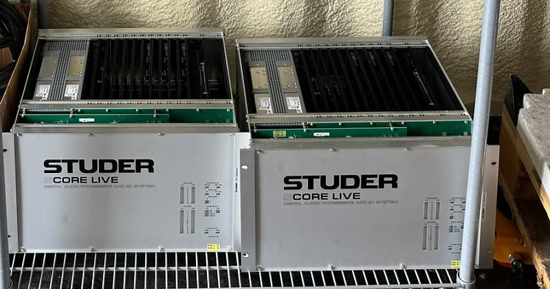 Studer S Core Live Digital Audio Processing I/O DANTE, MADI, | Reverb