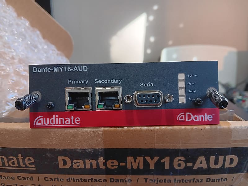 Yamaha Audinate Dante-MY6-AUD Dante interface card | Reverb