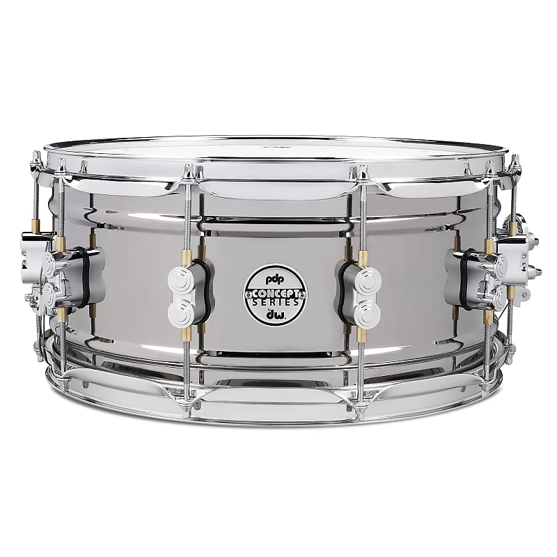 PDP Concept Snare 6.5x14", Black Nickel Over Steel | Reverb