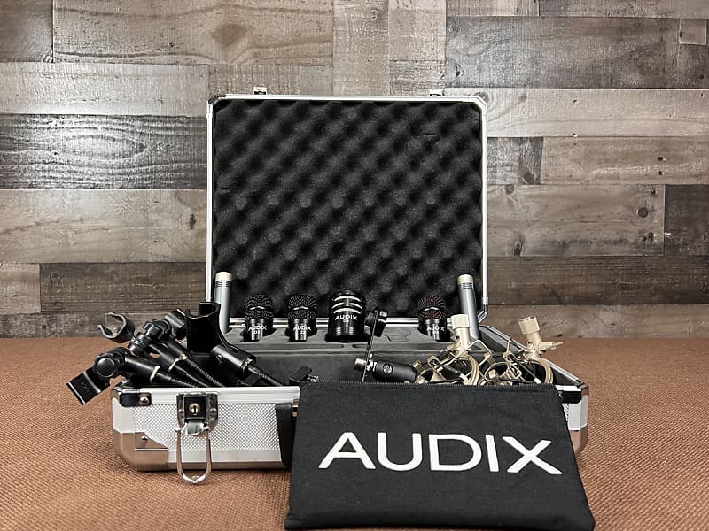 Drum Mic Set 6-Piece Audix D6, Audix D4(x3) and MXL840(x2) | Reverb