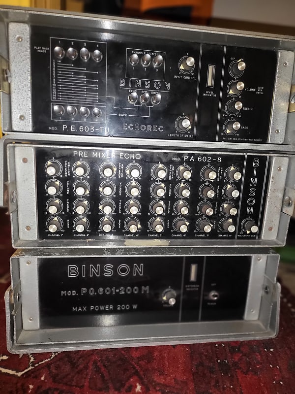 Binson amplifier mod. P0.601-200 M 1960:s vintage rare | Reverb