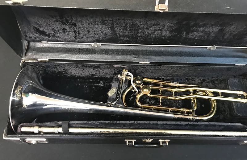 King Duo Gravis Bass Trombone w/Sterling Bell 1978-79 | Reverb