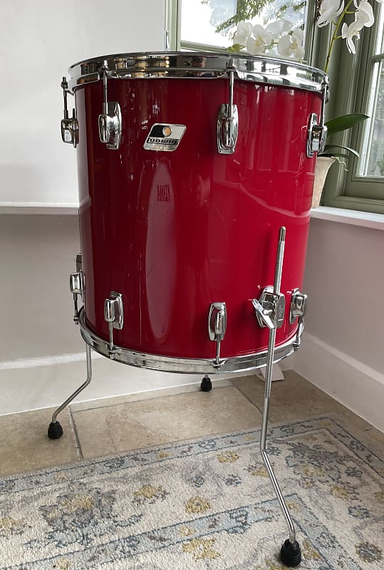 Ludwig Rocker 16" Floor Tom - Black & White Badge USA | Reverb UK