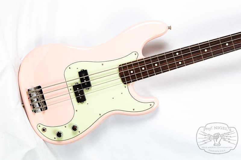 Fender FSR Shell Pink Traditional '60s Precision Bass 2023 | Reverb
