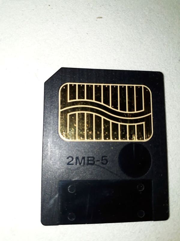 Smart Media Card 2 MB 5V for ROLAND JP8080, XP30, SP202, | Reverb