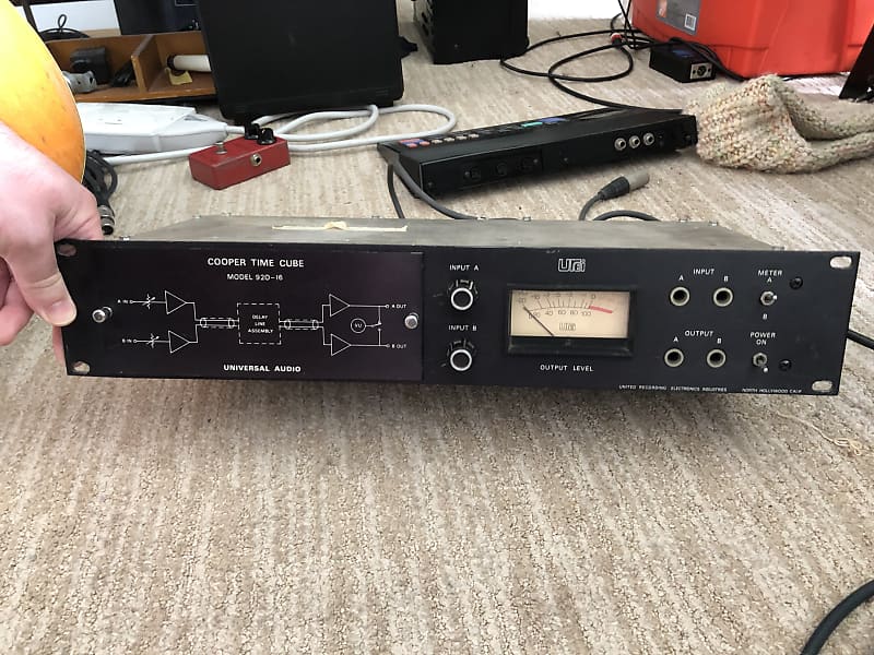 Urei Universal Audio Cooper Time Cube 1970s Black | Reverb
