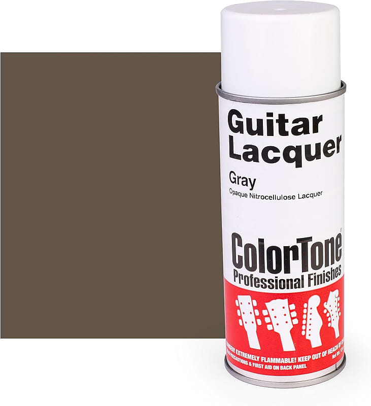 ColorTone Gray Aerosol Guitar Lacquer | Reverb