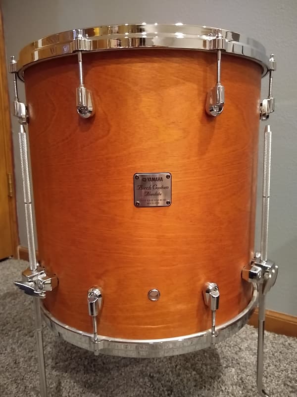 Yamaha Birch Custom Absolute Nouveau 16" x 16" Floor Tom in | Reverb