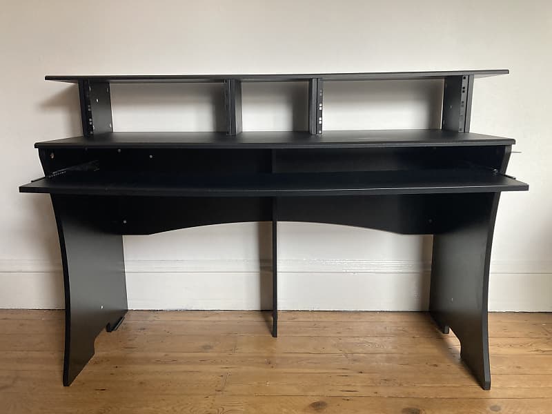 Gear4music 3 Tier Pro Audio Studio Desk by Gear4music, 8U | Reverb UK