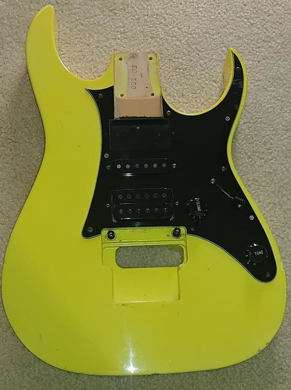Ibanez RG550 MIJ 1987 Yellow | Reverb