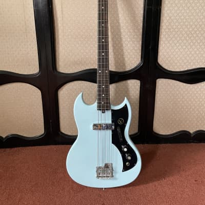 Kay EB-1 vintage 1960s - Sonic Blue | Reverb