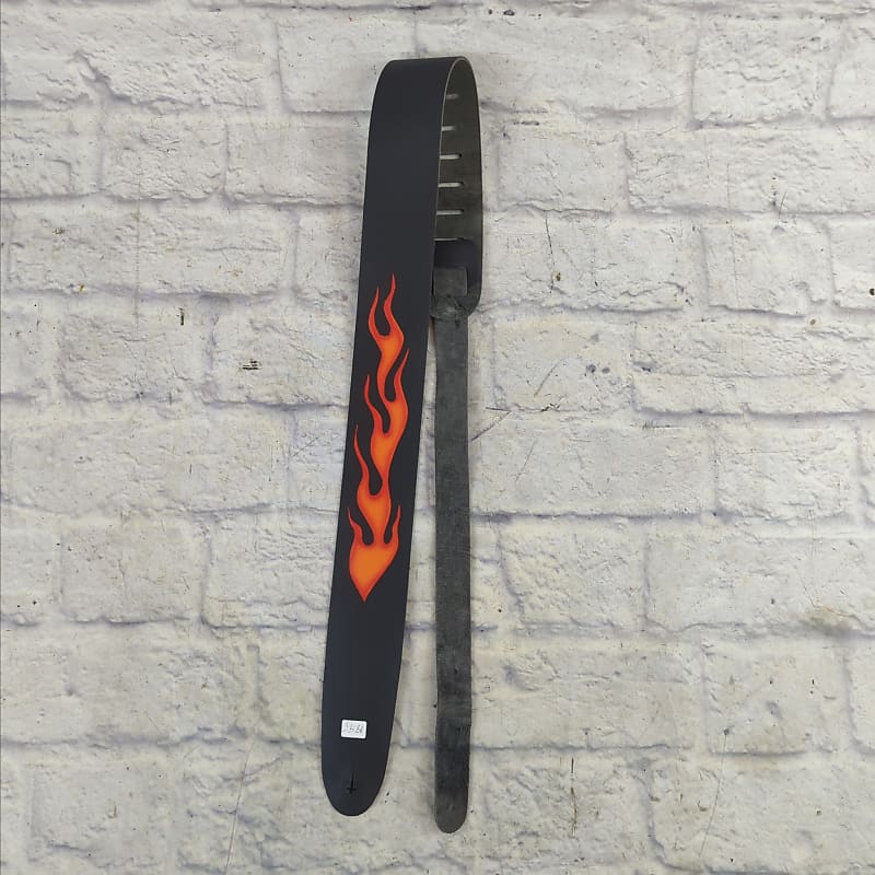 Flame Adjustable 2" Guitar Strap | Reverb