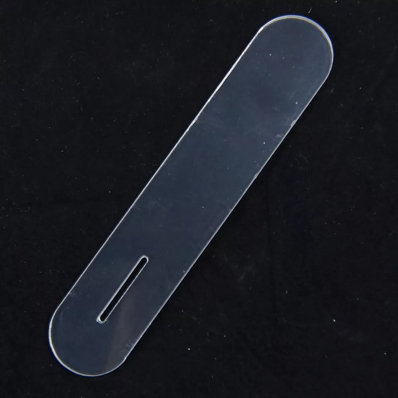 Replacment Blank Control Plate For Tele ,Plastic Clear | Reverb