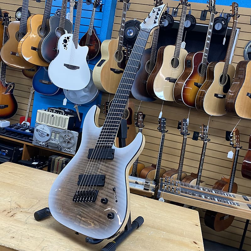 Schecter C-7 SLS Elite Multiscale Prototype Fanned Fret 2018 | Reverb