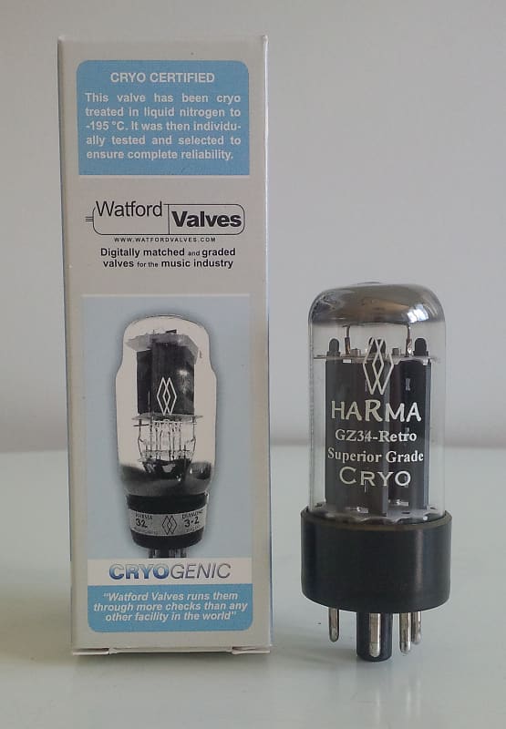 Harma Retro GZ34 / 5AR4 Rectifier Tube – CRYO – Made in | Reverb