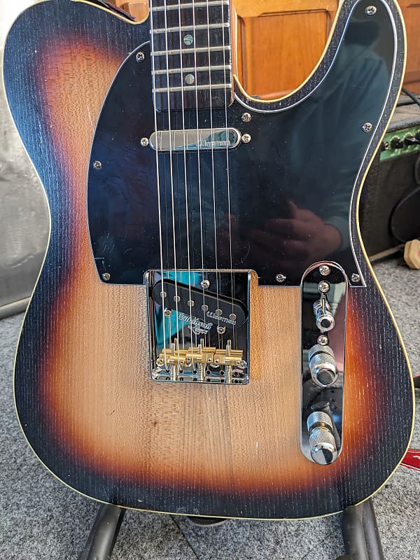 Cedar & Mahogany Custom Telecaster type - Sunburst Blonde | Reverb UK