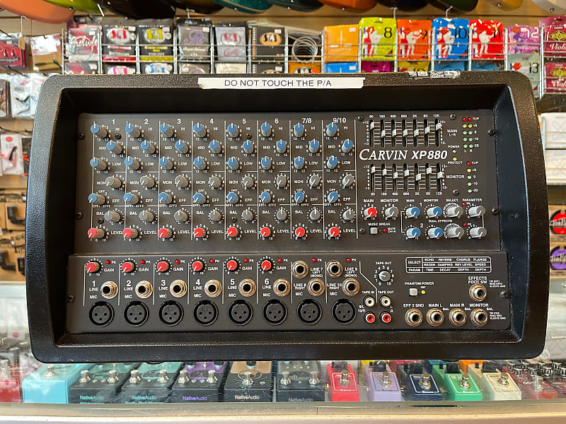 Carvin XP880 Powered Mixer- Black | Reverb