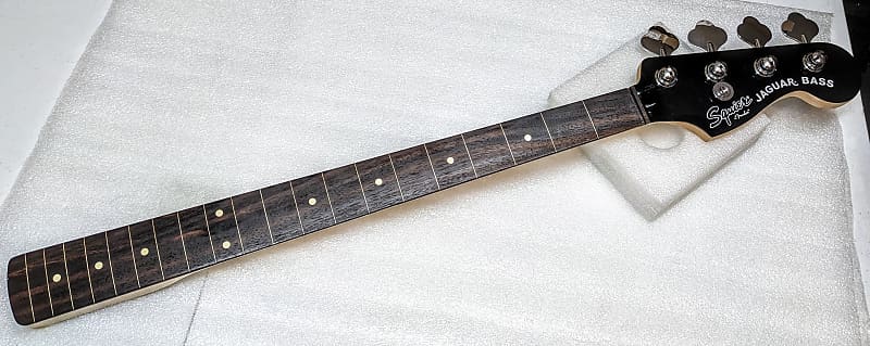 Fender Squier Jaguar Bass Neck 30-inch Scale Fretless | Reverb
