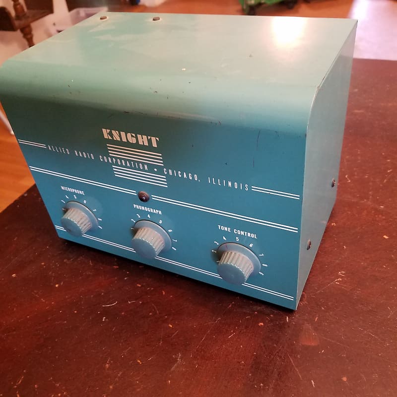 Knight 93-SZ-690 Mono PA Tube Amp Mixer 6L6 8 Watt Phono Mic | Reverb