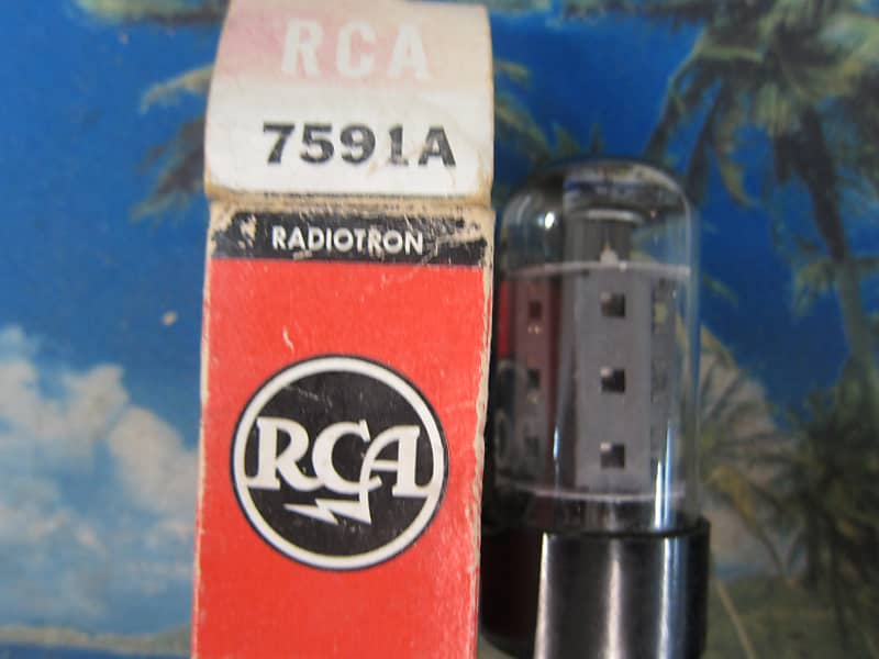 RCA 7591 Power Tube, 1960s, USA, Test As new, Ex Sound, | Reverb