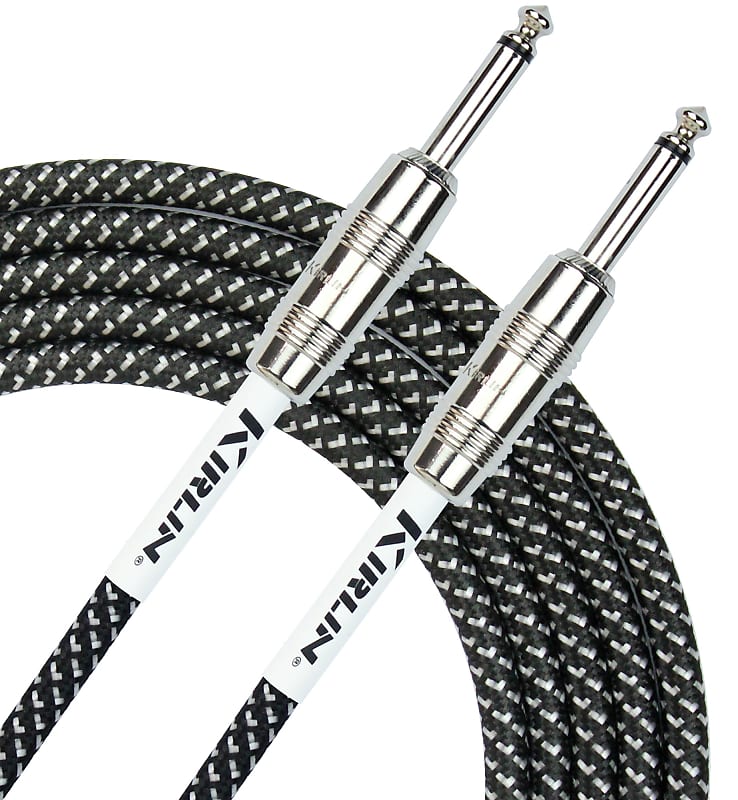 KIRLIN - CABLE GUITARE KIRLIN 10M JACK JACK NOIR | Reverb