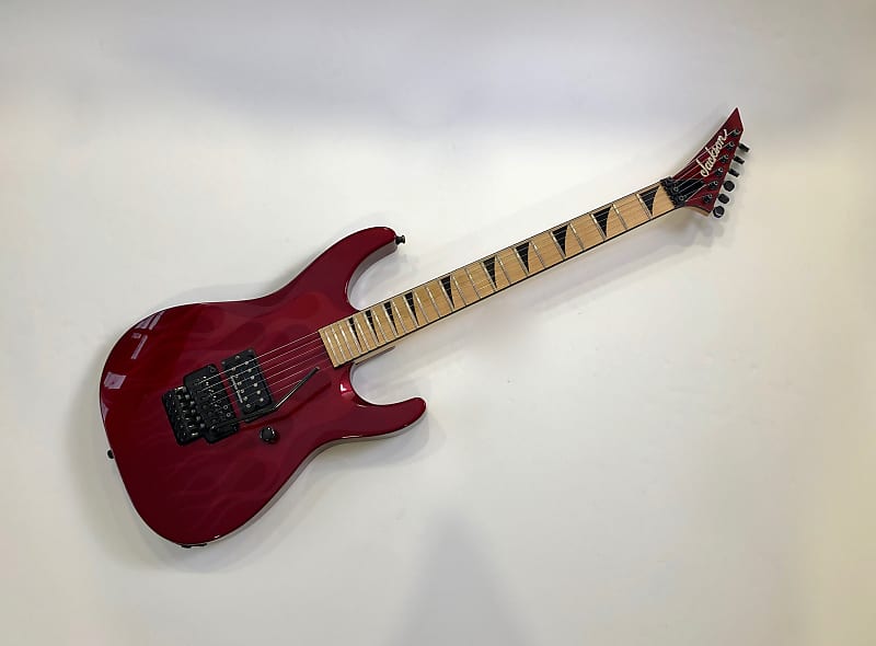 Jackson DK2M Dinky 1H Limited Edition 2007 Red Ghost Flames | Reverb