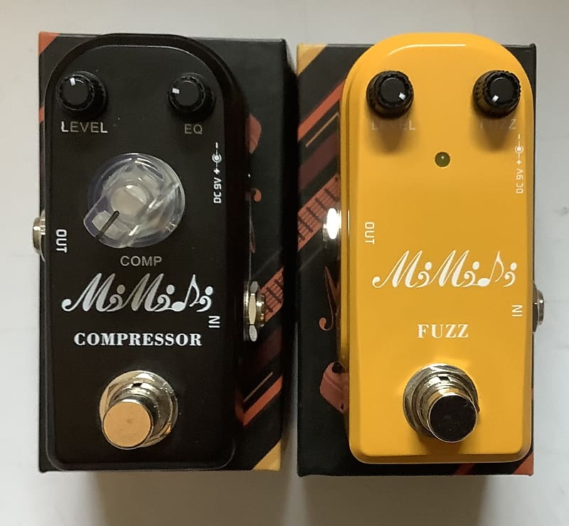 Mimidi Compressor and Fuzz Pedal Lot | Reverb