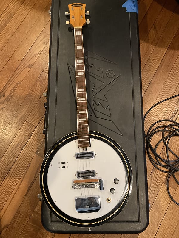 Winston Electric tenor banjo 1960 - Redburst | Reverb